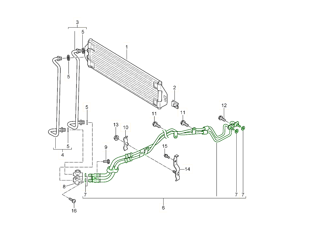 Gear oil cooler - 95530701703 | Design 911