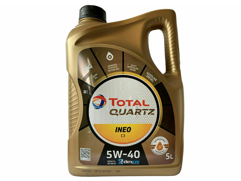 Total Quartz Ineo MC3 Oil 5W/40 Fully Synthetic - 213790 | Design 911