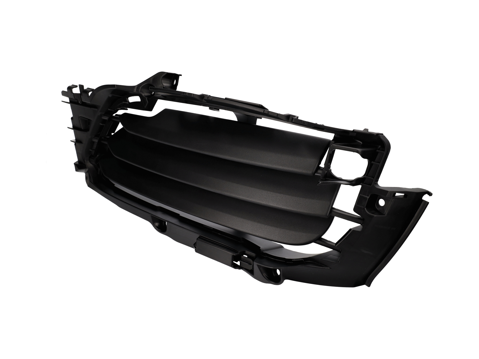 Front bumper side air guide, disc set, Matt black. Porsche 991.2 ...