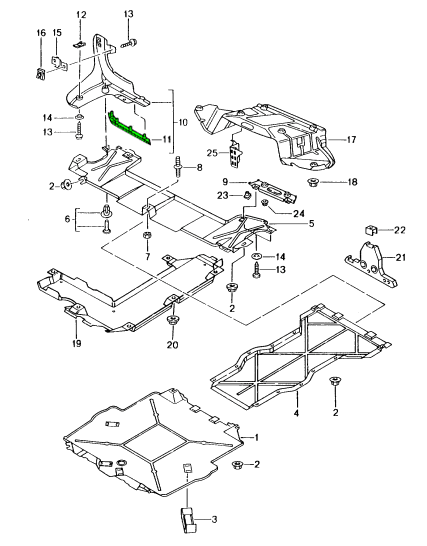 Rubber Lip for Porsche 986 Boxster 98650489300 98650489400 ...