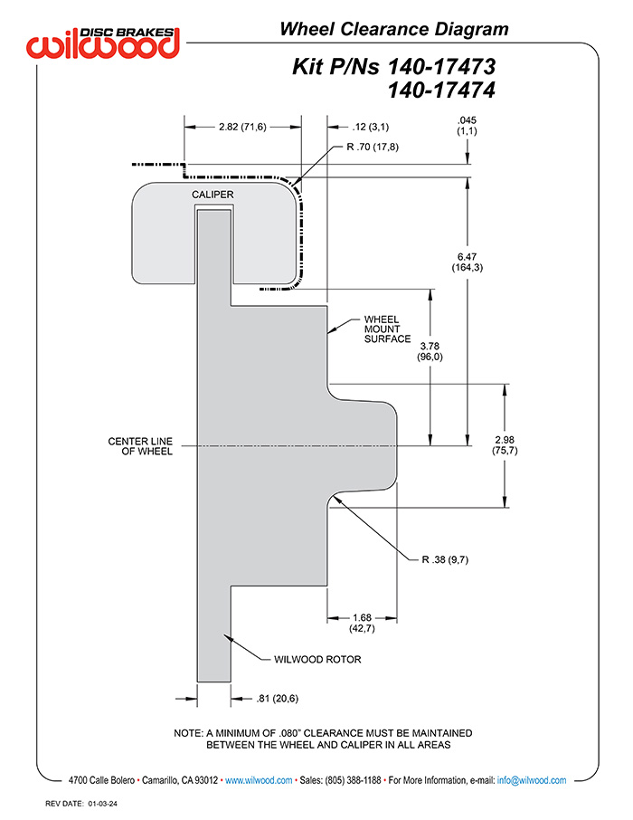 Wilwood Powerlite PL4R Radial Front Brake Kit | Porsche 914 1970–1972 ...