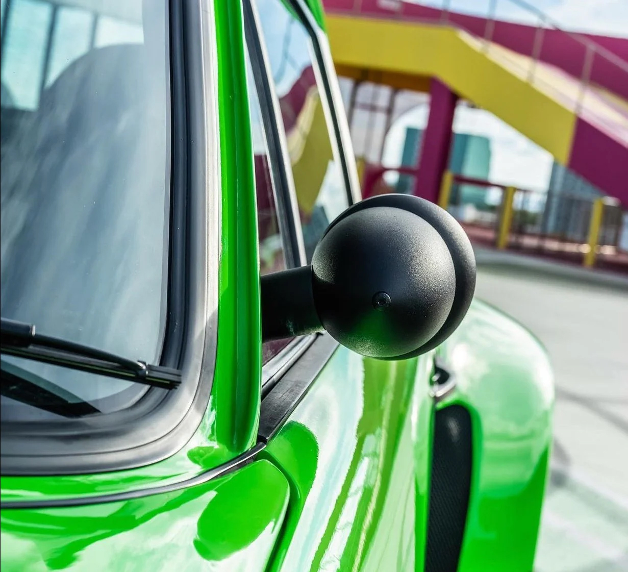 Aluminium bullet mirror set - Wing Window mount. Porsche 911 / 964 ...