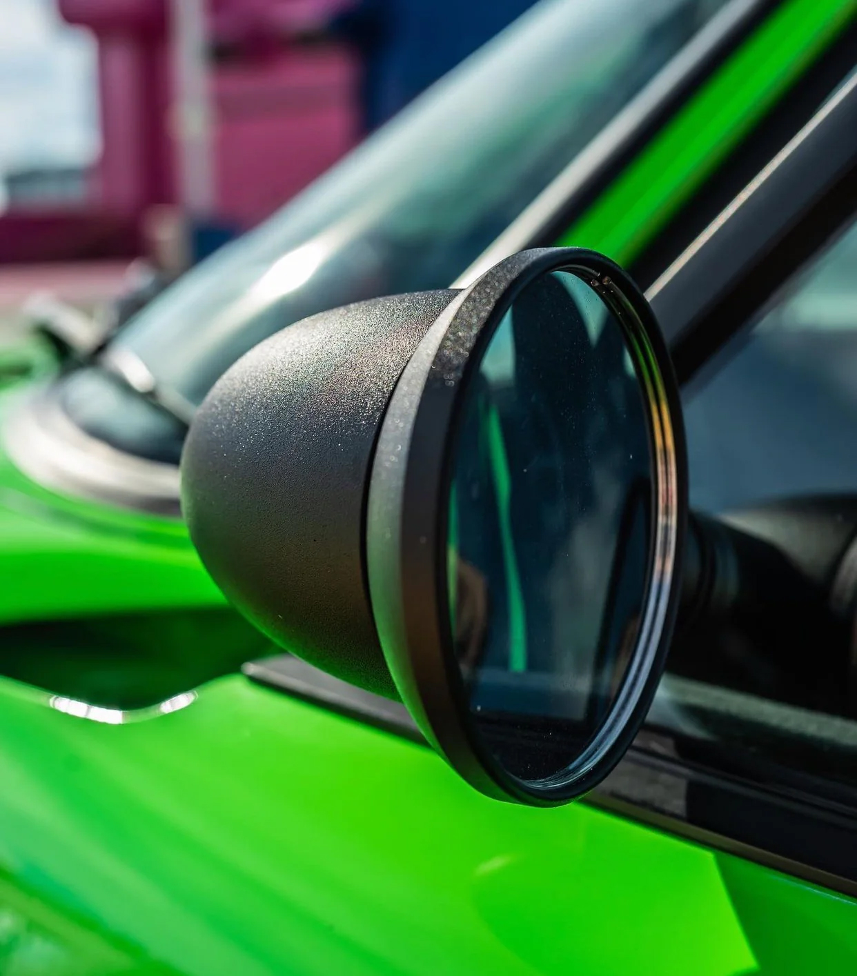 Aluminium bullet mirror set - Wing Window mount. Porsche 911 / 964 ...