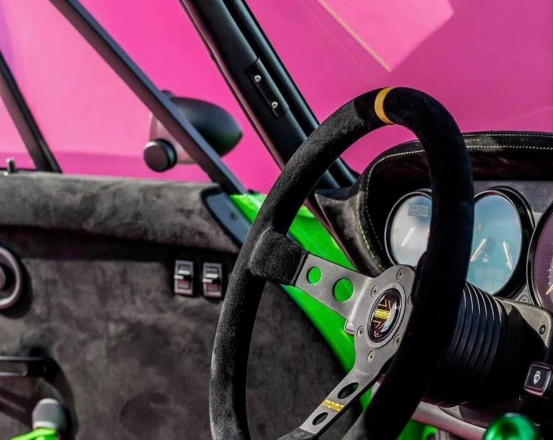 Aluminium bullet mirror set - Wing Window mount. Porsche 911 / 964 ...