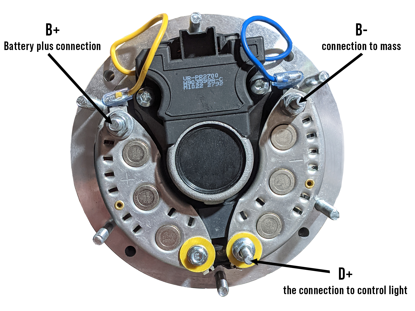 Porsche 91160312002 Alternator for Porsche 911 1975-81 External ...