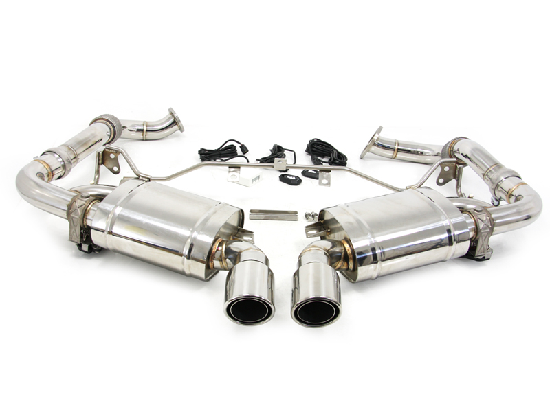 Exhaust Muffler / Silencer Sports VALVETRONIC DesignTek for Porsche ...
