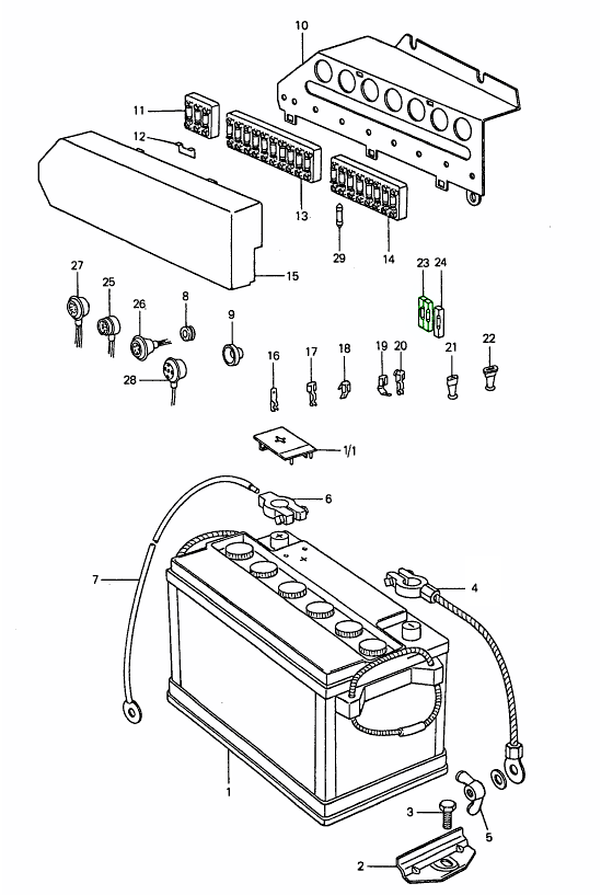Porsche 911 Electrical push-on connector 99965214240 - 99965214240 ...