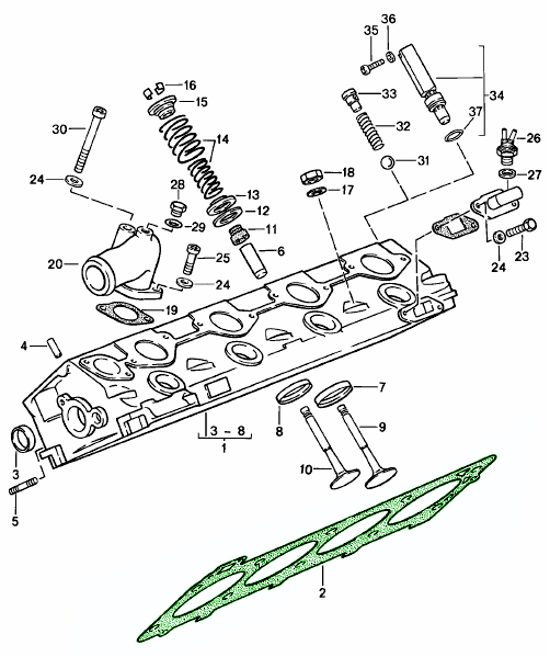 Cylinder Head / Camshaft Carrier | Design 911