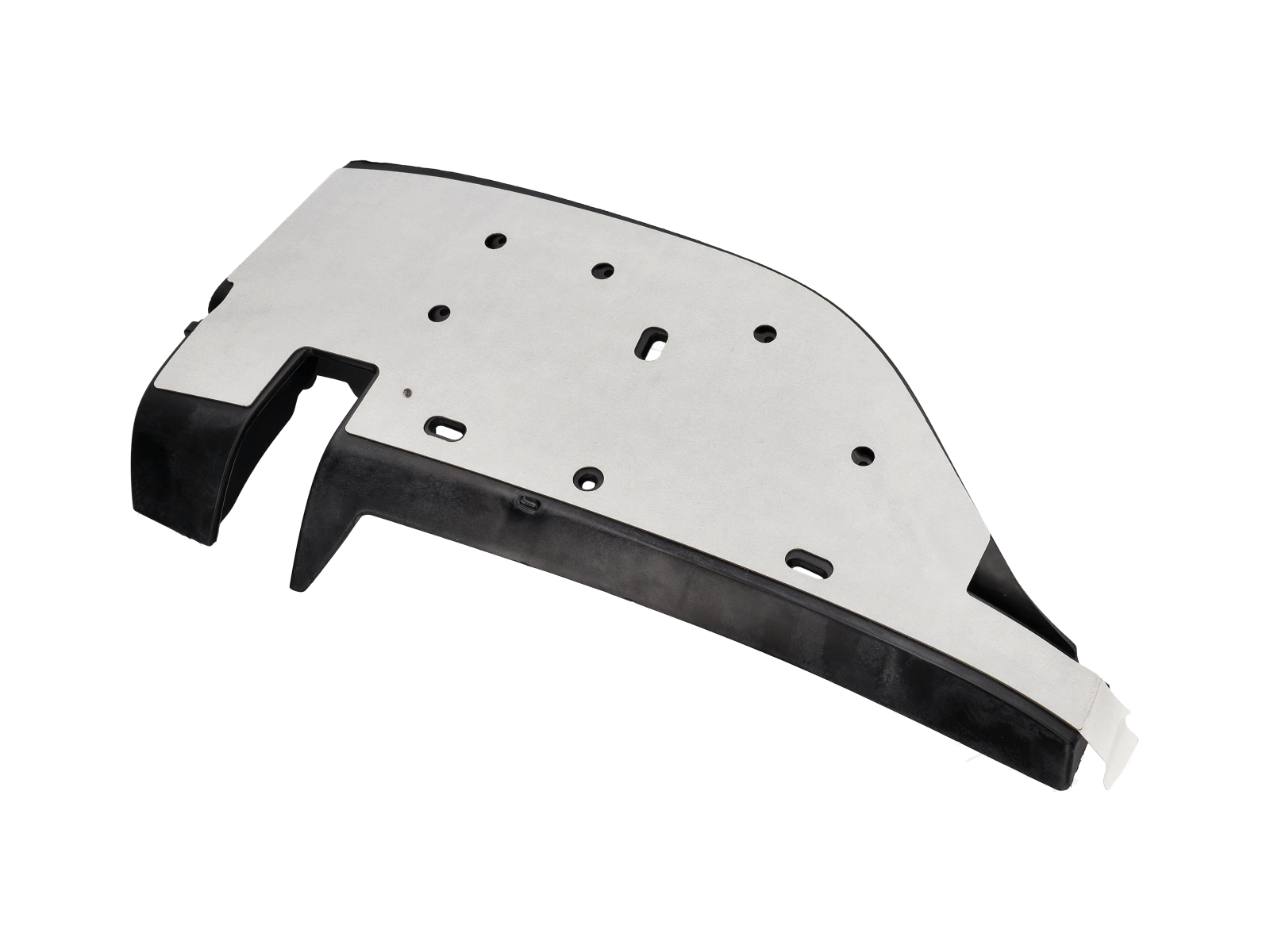 Front Spoiler Retaining Piece, Matt Black. Porsche 9J1.1 / 9J1.2 Taycan ...