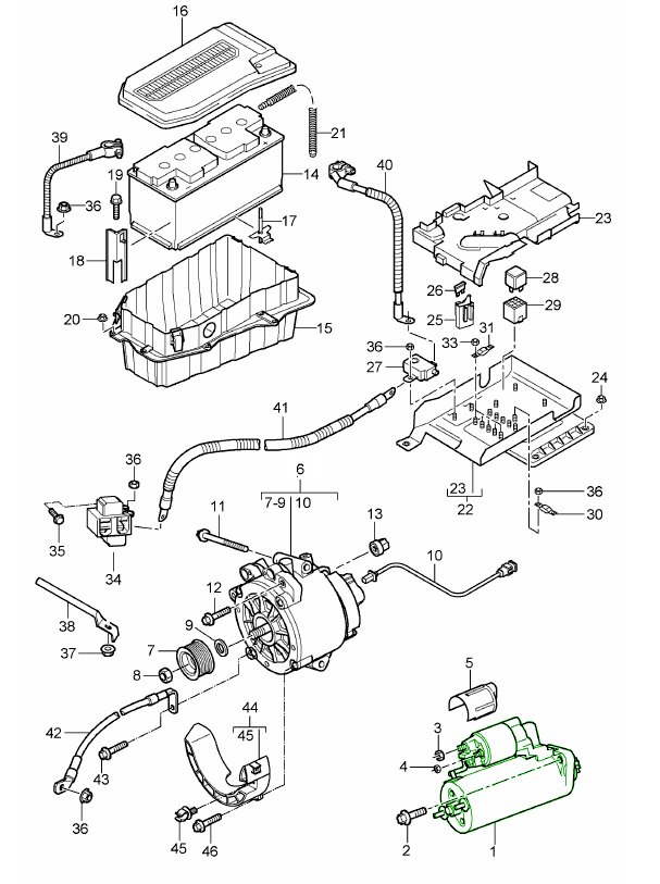 Buy Porsche Cayenne 9PA1 (957) 2007-2010 Cayenne S/GTS 4.8L 2007-10 ...