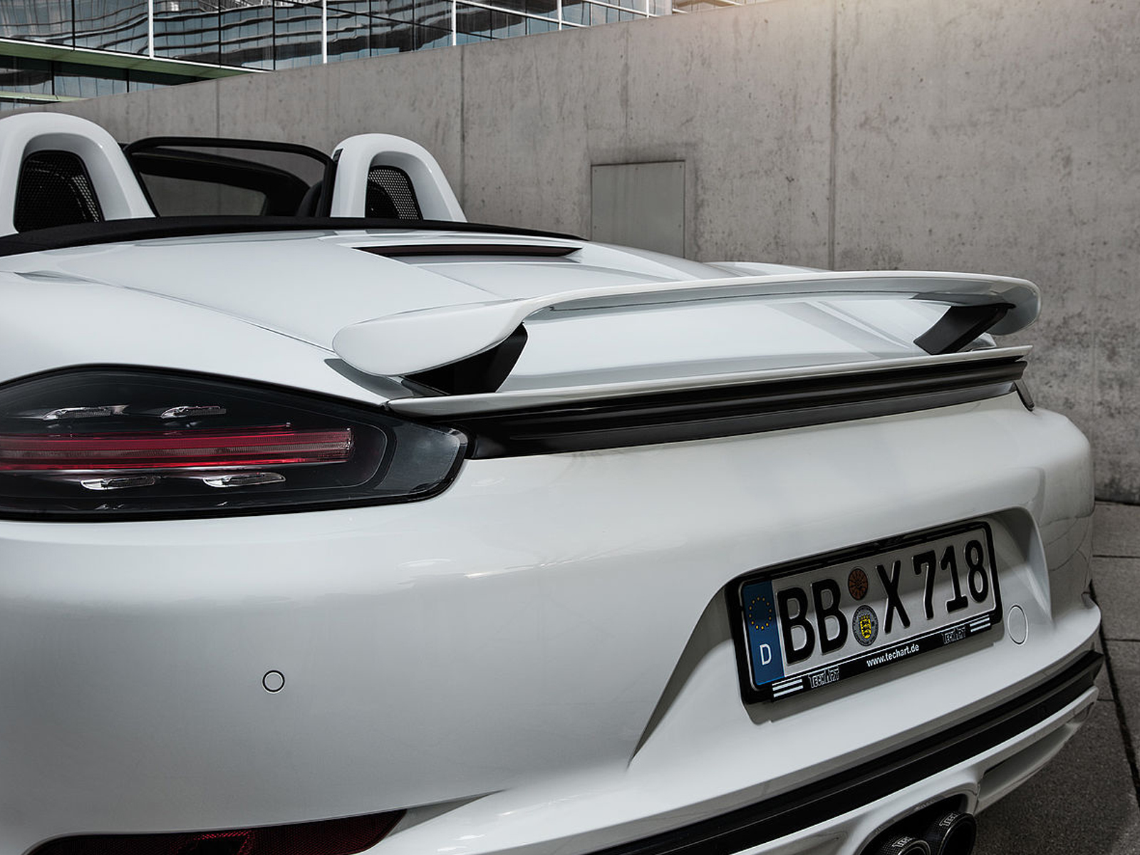 TechArt 082.100.800.009 TechArt rear spoiler type I for Porsche 718 ...