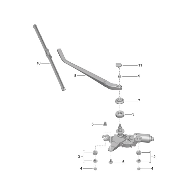 Press in insert nut M6. Porsche 986 / 987 / 996 / 997 / 991 ...