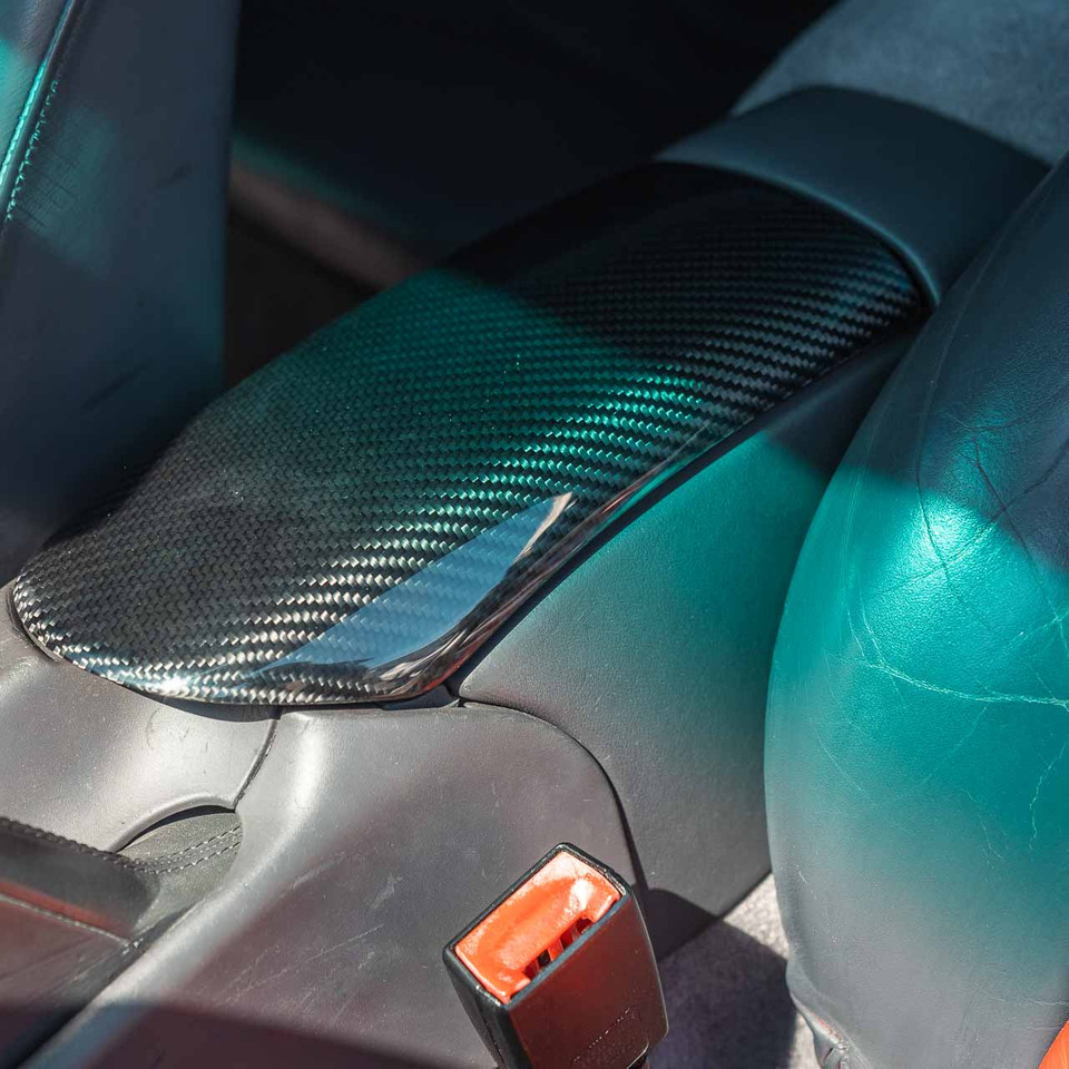 Rennline centre console arm rest carbon fibre. Porsche 986 Boxster ...