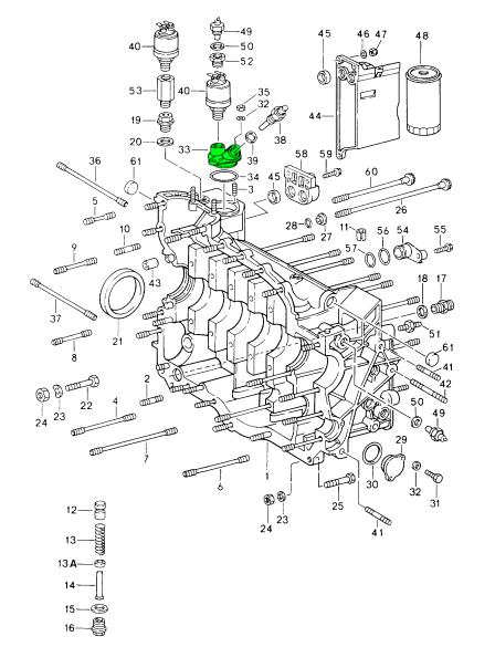 Buy Porsche 964 (911) (1989-1994) 964 (911) TURBO 3.3L 1991-93 Oil ...