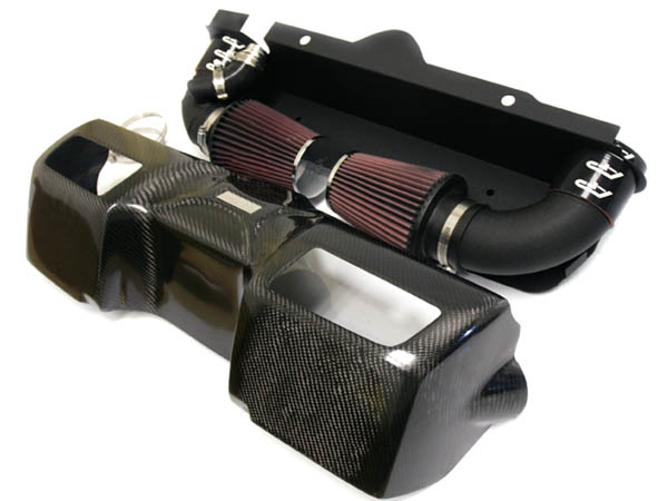 Porsche 997 Turbo Air Induction Kit System with Carbon Cover Agency ...
