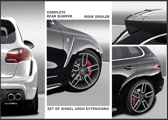 Porsche 958 Cayenne Caractere Complete Body Kit - CP58110160 | Design 911