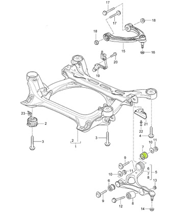 Buy Porsche 992 (911) (2019>) Suspension arms & bushings | Design 911