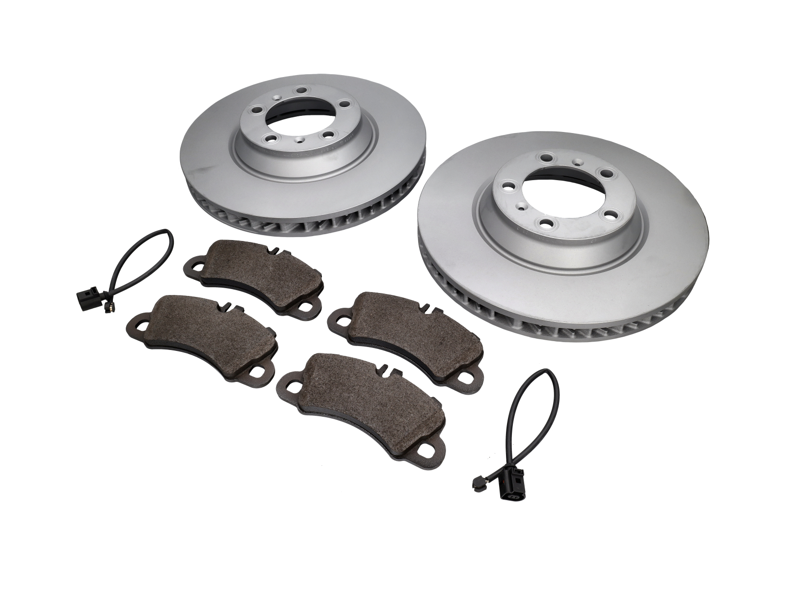 FRONT Brake Pads and Brake Disc Package. Porsche Cayenne 9YA Disc size ...