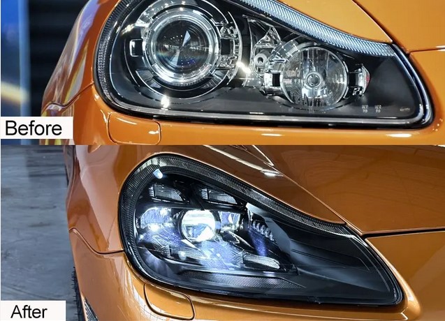 Buy Porsche Cayenne 9PA1 (957) 2007-2010 Cayenne 3.6L 2007-10 Headlamps ...