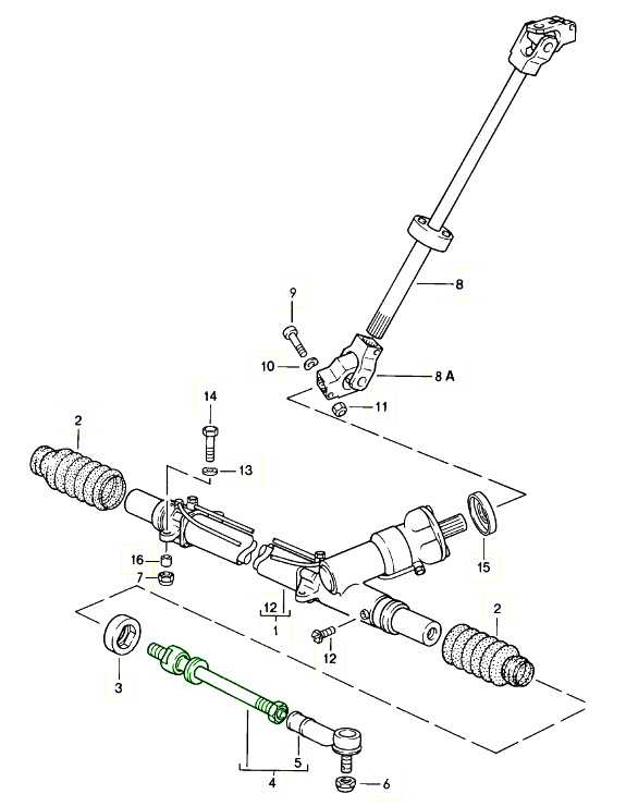 Porsche 9YA Cayenne Tie rod end 958423811A - 958423811A/1 | Design 911