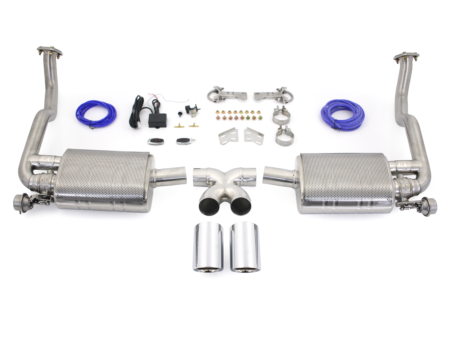 DesignTek Porsche Cayman Exhaust Muffler / Silencer Sports VALVETRONIC ...