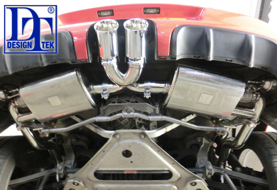 DesignTek Porsche Cayman Exhaust Muffler / Silencer Sports VALVETRONIC ...