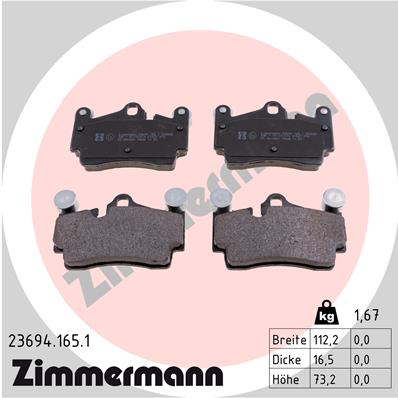Zimmermann Bremsbeläge | Design 911