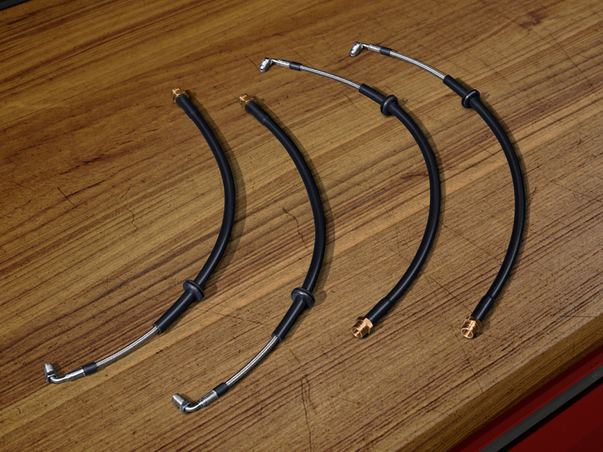 Porsche 992 GT3 Steel-sheathed brake line set 99204485615 - 99204485615 ...