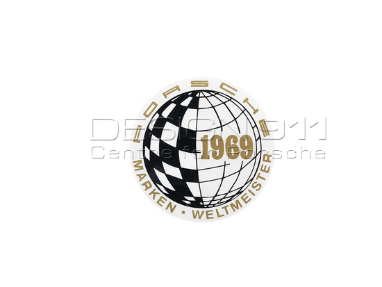 World Champion 1969 Window Sticker 91170110300 - 91170110300 | Design 911