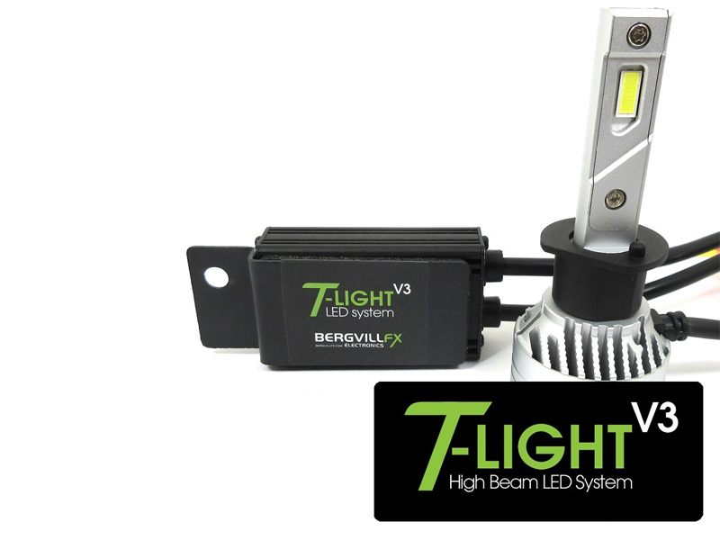 T-LIGHT v3 Porsche 993 High beam LED kit BergvillFX - 11280 | Design 911