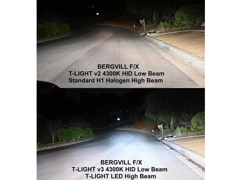 T-LIGHT v3 Porsche 993 High beam LED kit BergvillFX - 11280 | Design 911