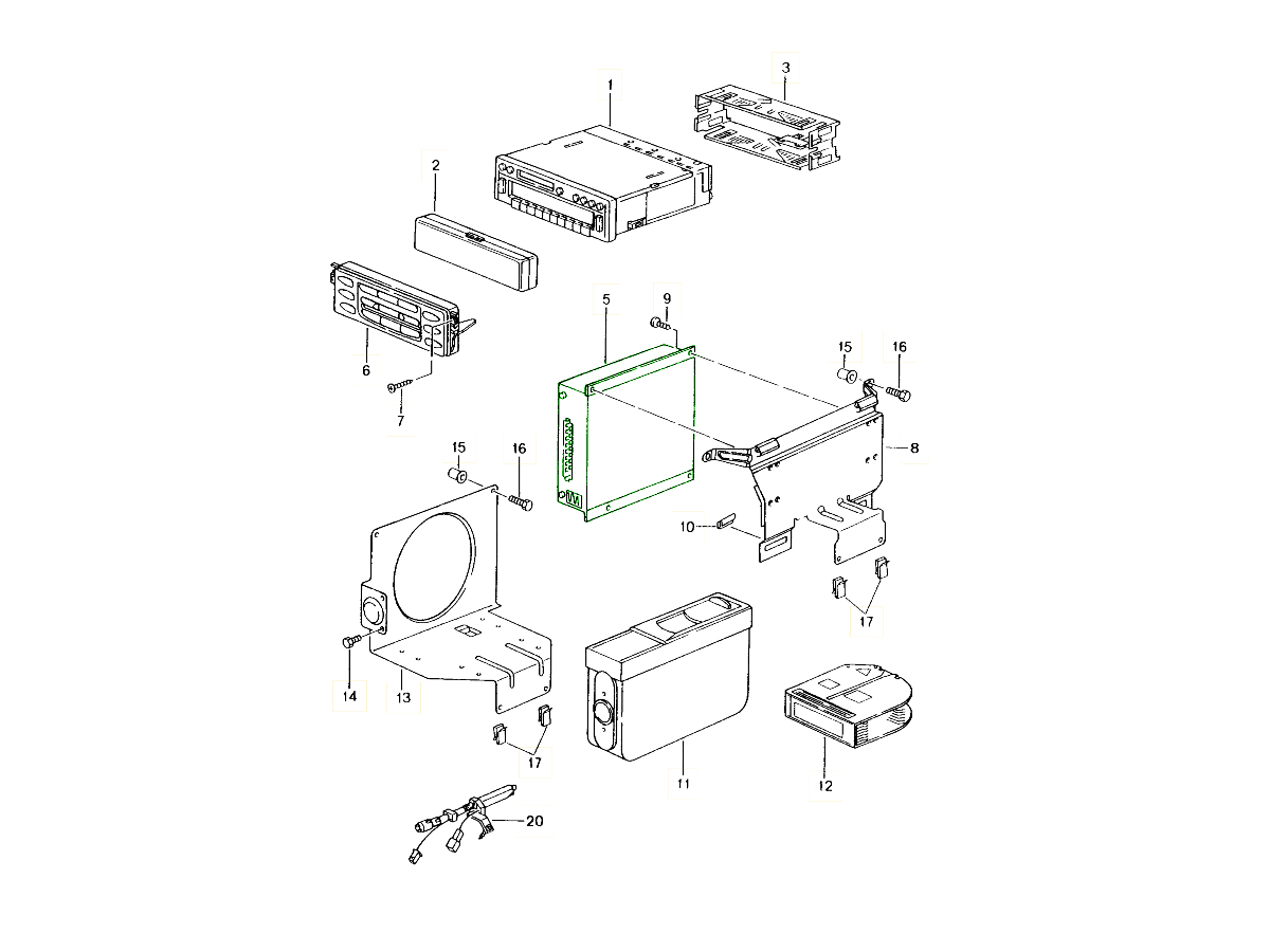 Booster amplifier. Porsche 996 Coupe 99664530205 - 99664530205 | Design 911