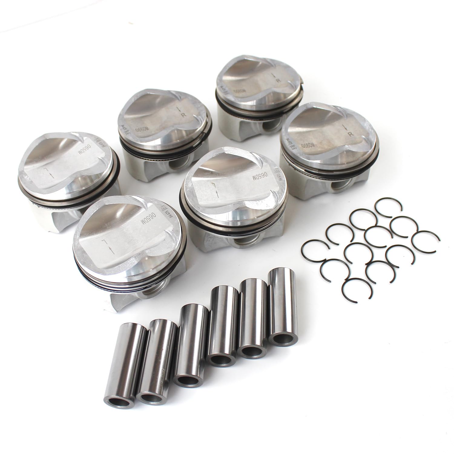 Engine piston set. Porsche 958 Cayenne S- hybrid / Porsche 970 S-hybrid ...
