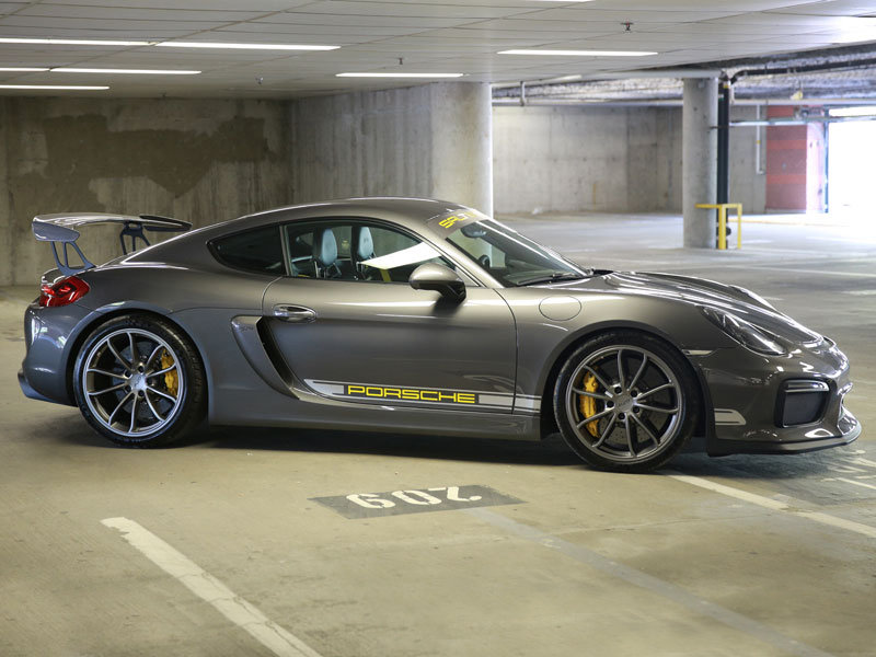 Porsche Cayman GT4 Rear Wing Supports - SA-WR981GT4V01 | Design 911