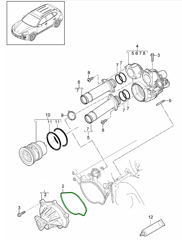 Porsche water pump | Design 911