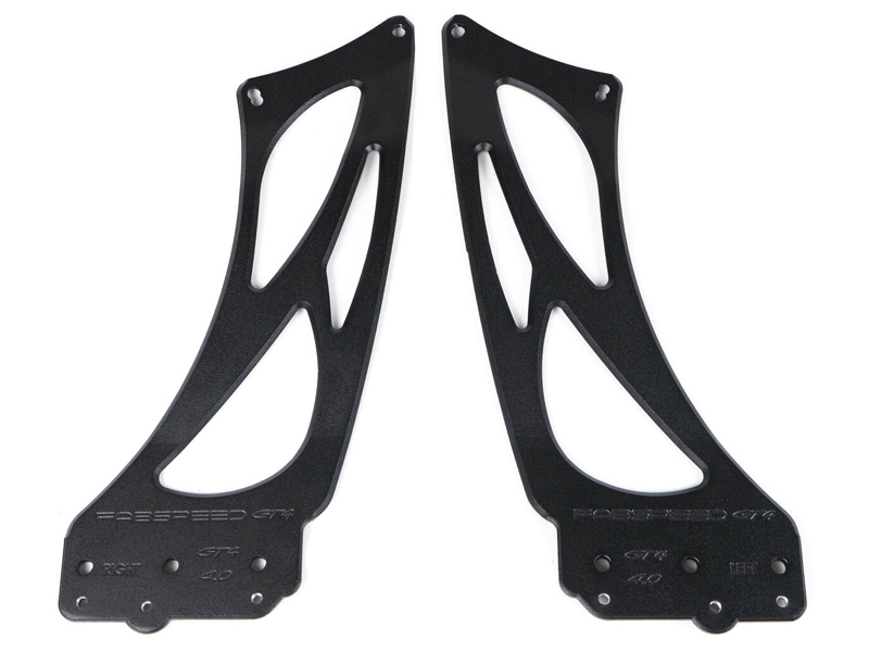 Fabspeed Monoblock wing risers for Porsche Cayman GT4 - FSPORGT4MWRAS ...
