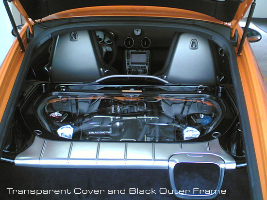 Transparent-Motor-Hood for Porsche Cayman 987 Makrolon Version ...