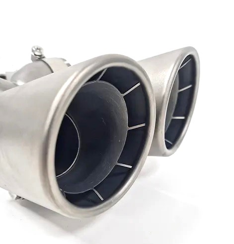 Titanium exhaust tail pipe GT4 RS style. Porsche 987.2 / 981 / 718 ...