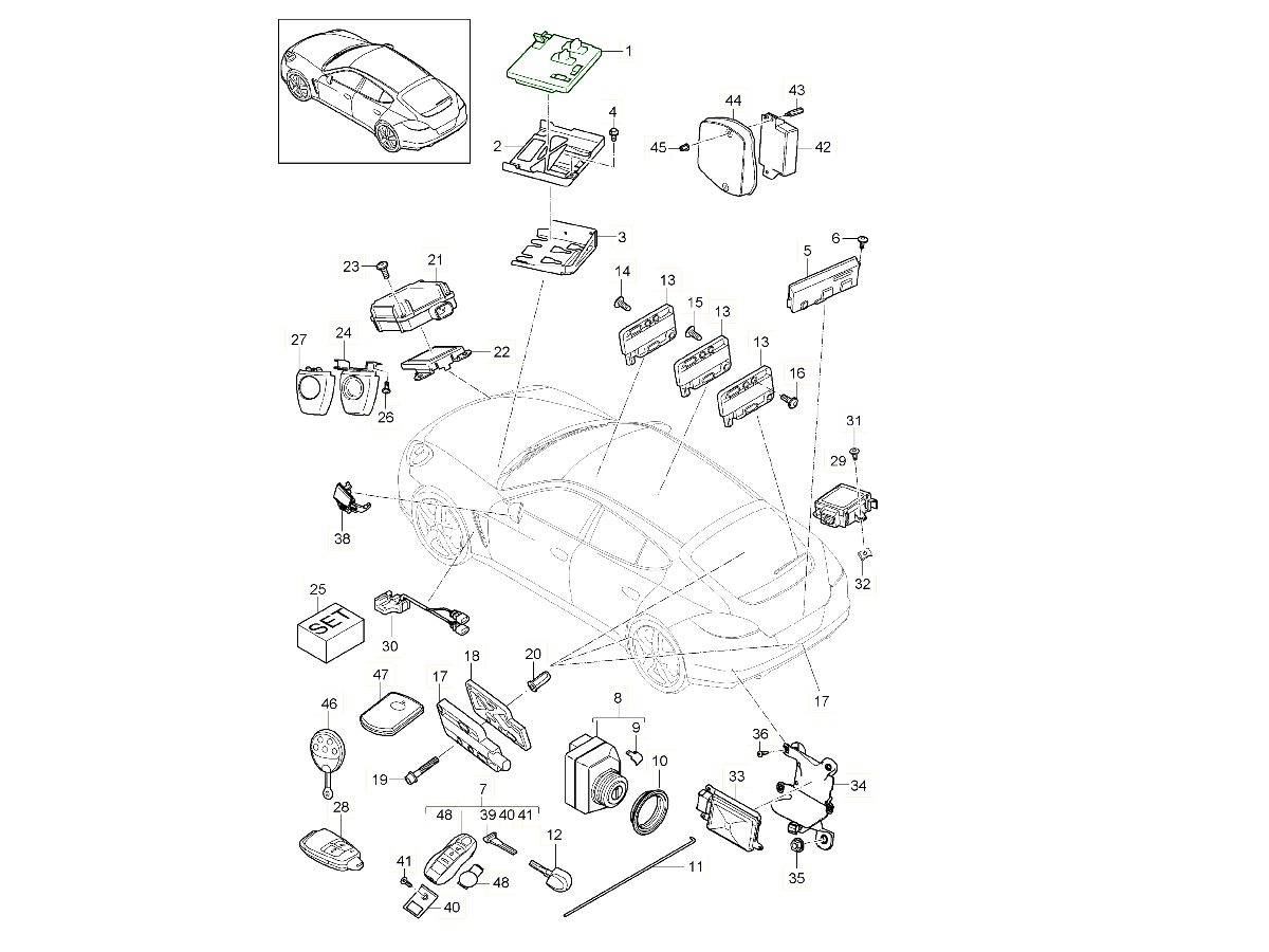 Original Porsche Part - 7PP907064JA | Design 911