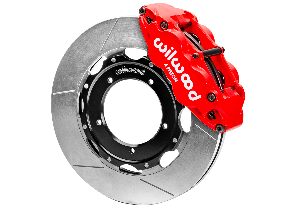 Wilwood front brake caliper and rotor kit with vented slotted discs. Porsche 911 1969-73 - 140 ...