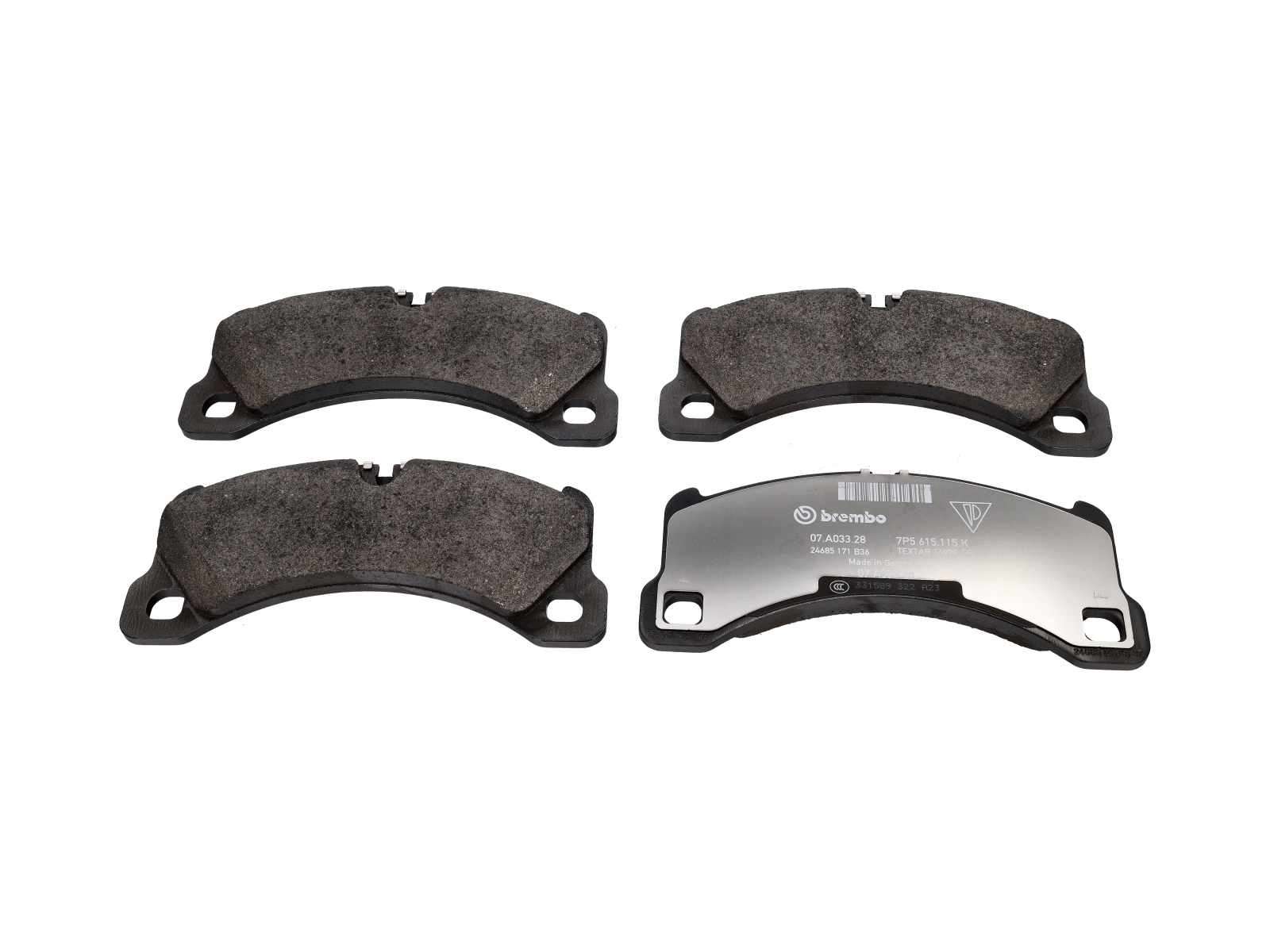 刹车片 前部 保时捷 958 卡宴 V6 3.6L / 柴油 3.0L 958698151A - 958698151A | Design 911