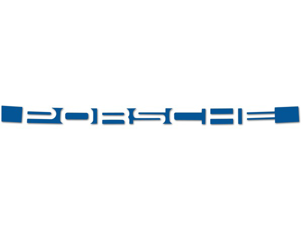 Porsche rear logo sticker in blue 91155903500 - 91155903500 | Design 911