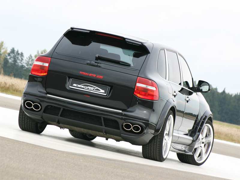 Rear Lower Spoiler TITAN SpeedART. Porsche 957 Cayenne P57.511.030 ...