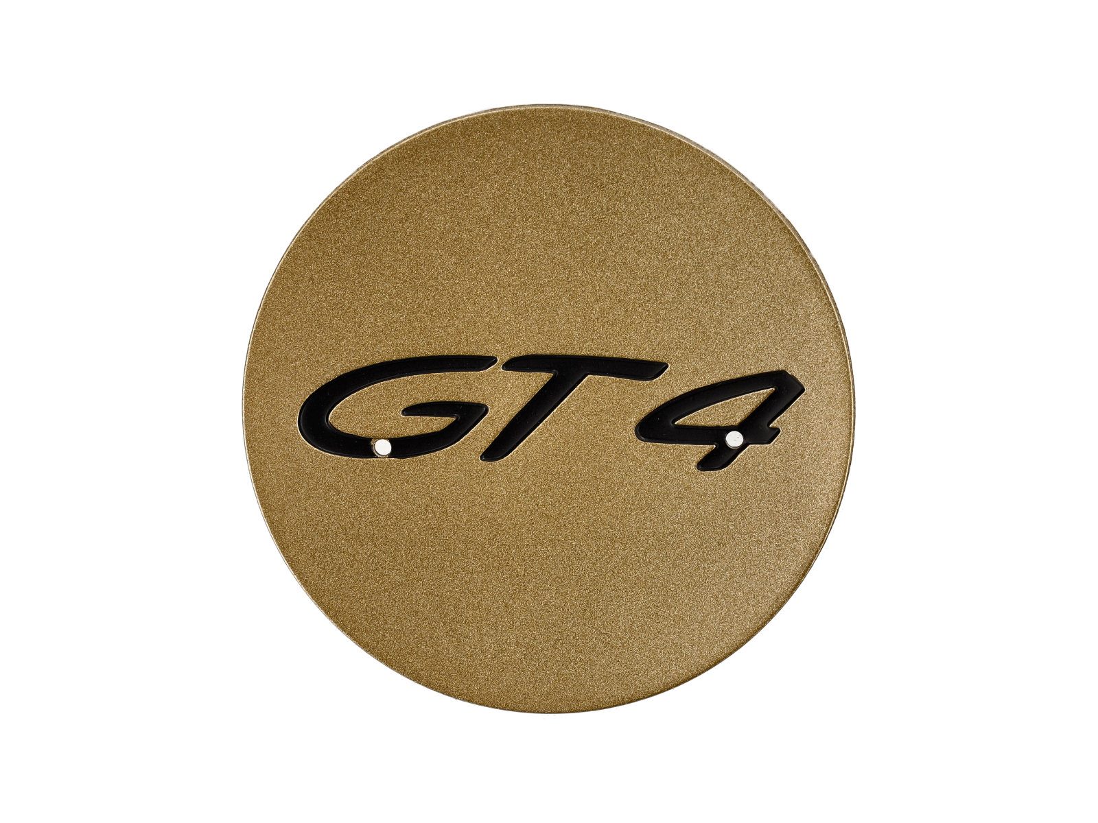 Wheel Cap - "GT4" Logo - In Aurum High Gloss. Porsche 718 (982) Cayman ...