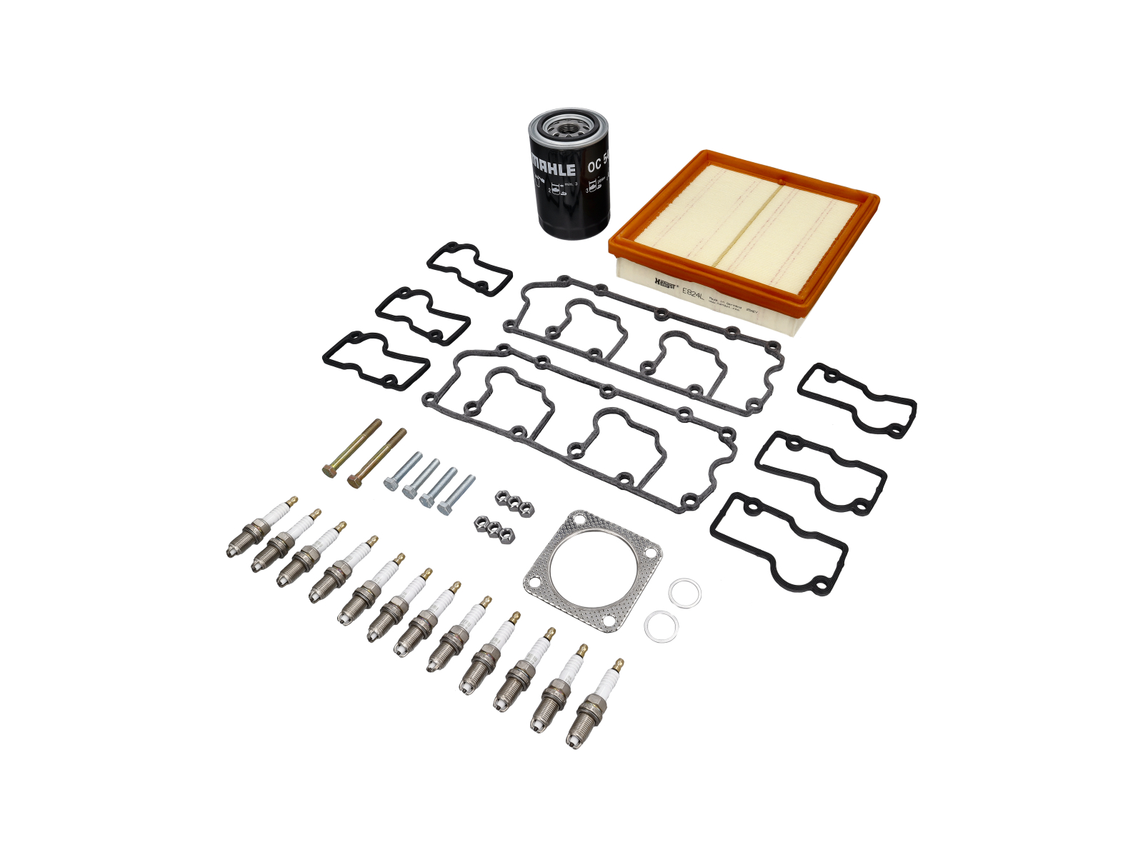 Engine Service Kit - Air/Fuel/Oil Filters, Spark Plugs & More - for ...
