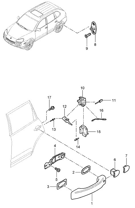 Acheter Porsche Cayenne MK1 (955) 2003-2006 Cayenne Turbo S 4.5L 2006 ...