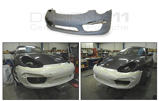 Porsche (911) 996 Gen1 Front Bumper 991 Look. - SPOILERFSK996.1 ...