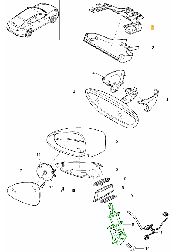 Mirror base - 97073121900 | Design 911