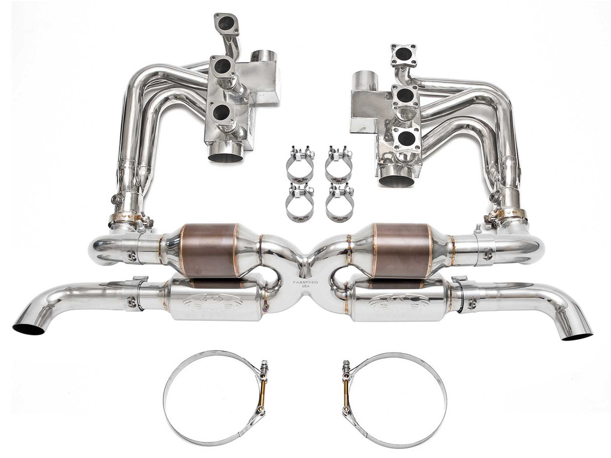 Exhaust Muffler / Silencer RSR style headers Porsche 993 ...