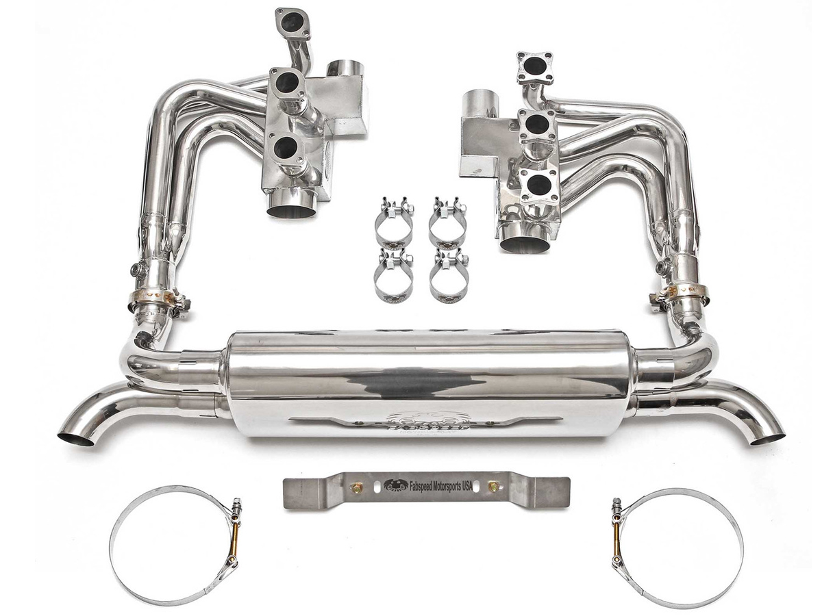 Exhaust Muffler / Silencer RSR style headers Porsche 993 ...